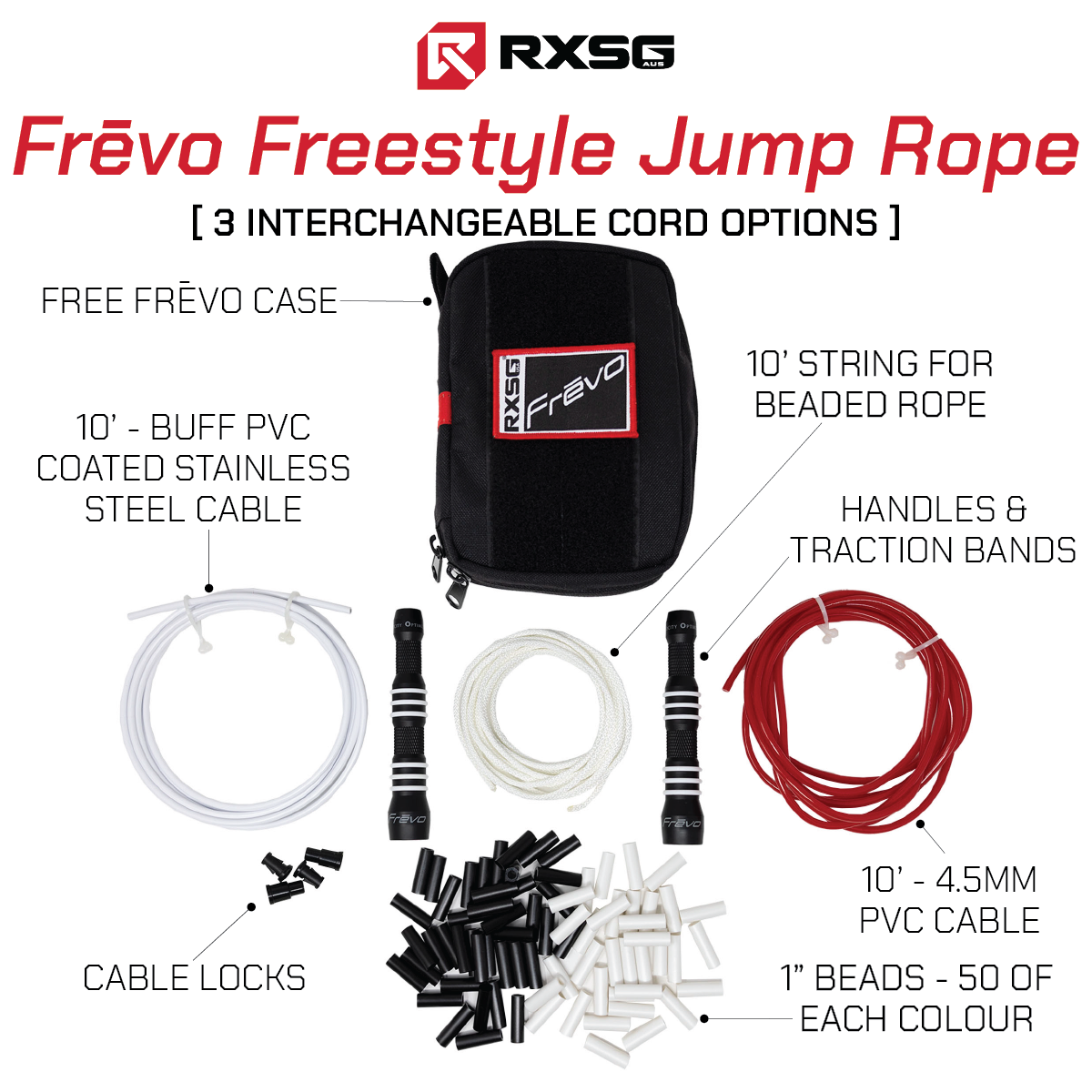 FRĒVO Freestyle Jump Rope – Rx Smart Gear Australia